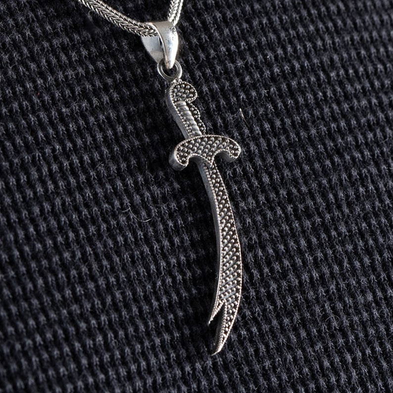 Imam Ali Necklace, Ali Sword, Shia Jewelry, Muslim Gift for Him ...