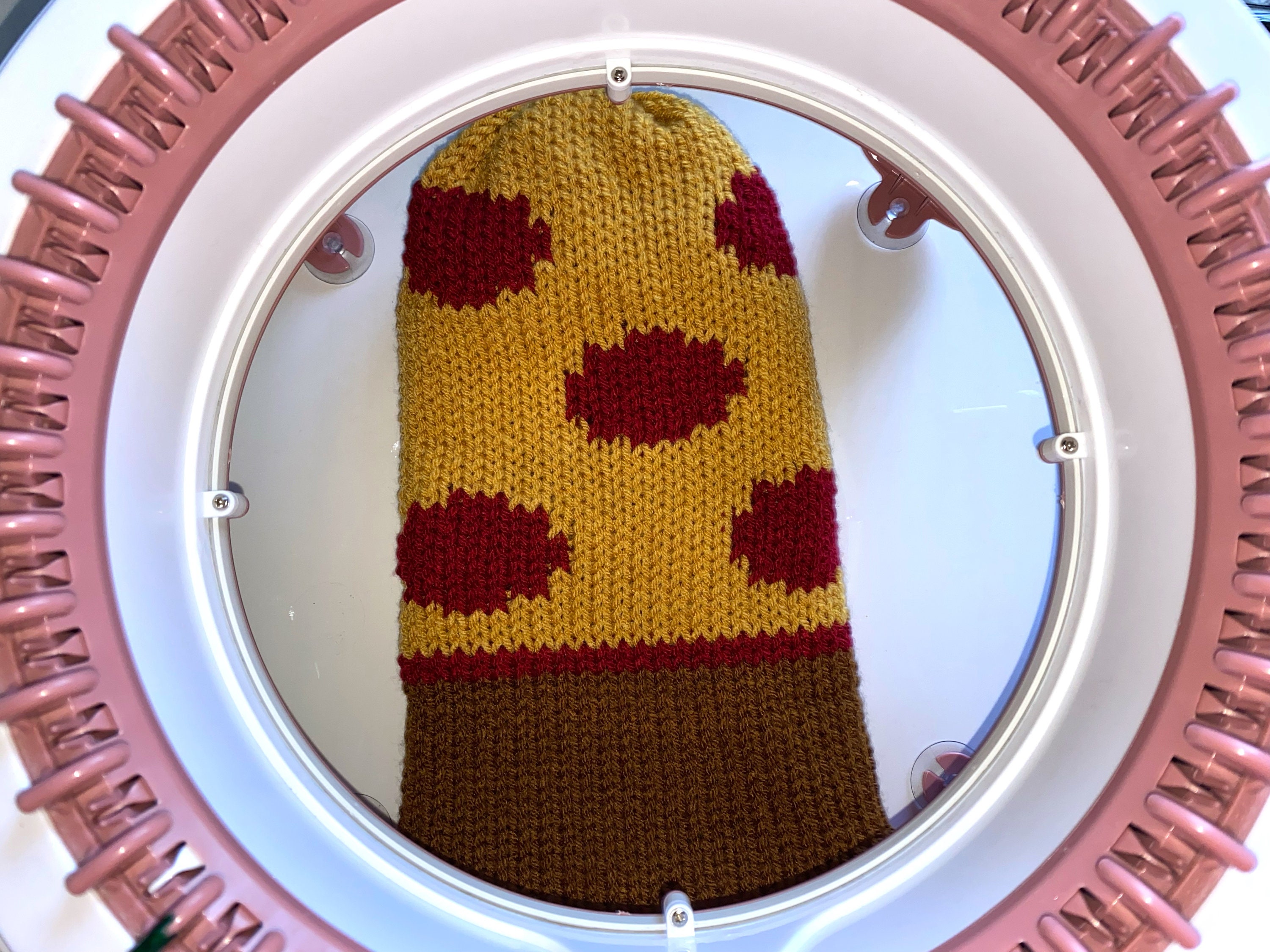 PATTERN ONLY: Pizza Beanie on Circular Knitting Machine - Etsy