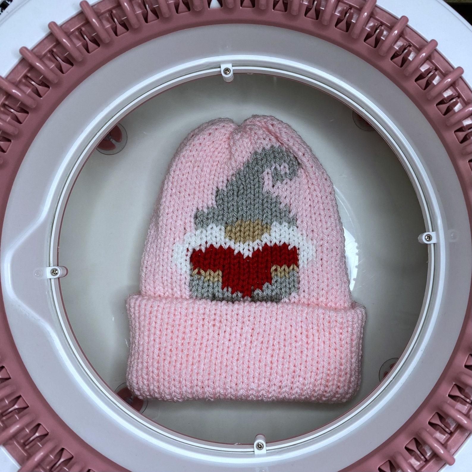 PATTERN ONLY: Love Gnome Beanie for Sentro 48, Addi 46, Loombot - Etsy