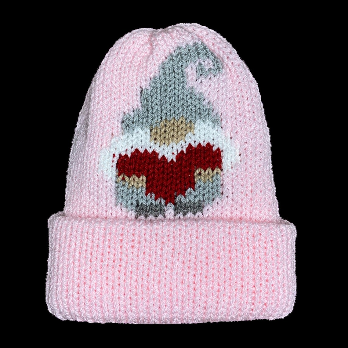 PATTERN ONLY: Love Gnome Beanie for Sentro 48, Addi 46, Loombot - Etsy