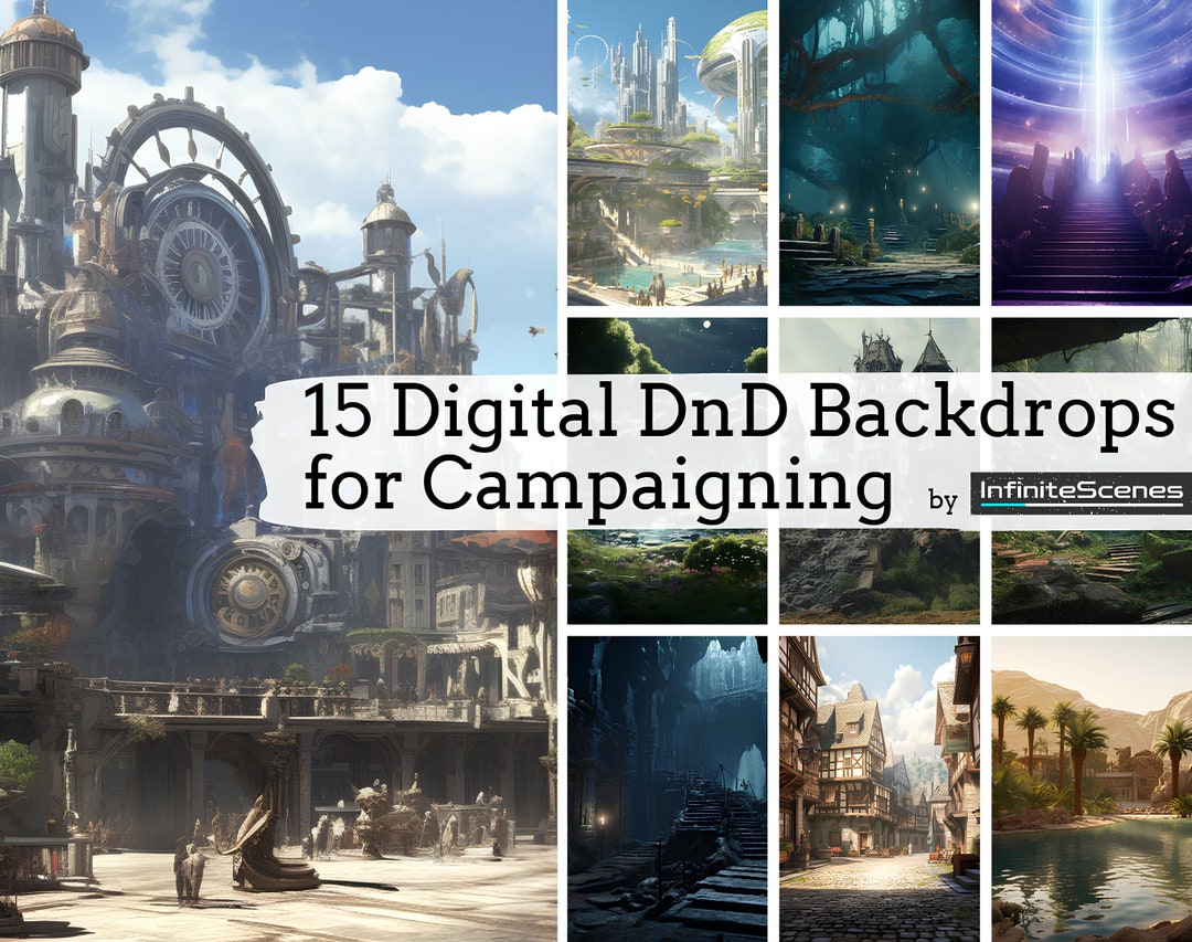 15 X Digital Backgrounds, Dnd Backdrops, Dnd Campaigning, Fantasy ...