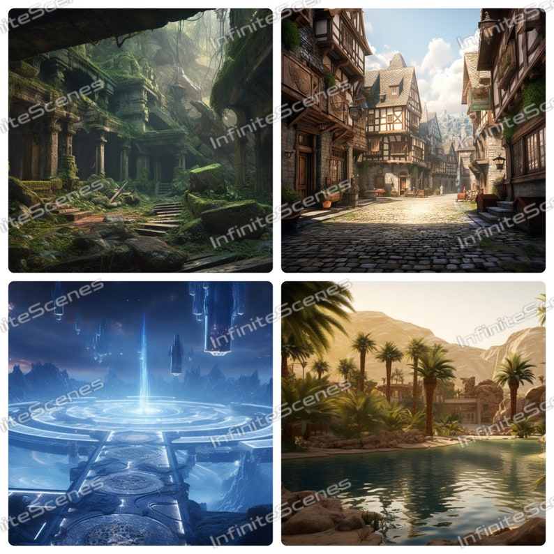 15 X Digital Backgrounds, Dnd Backdrops, Dnd Campaigning, Fantasy ...