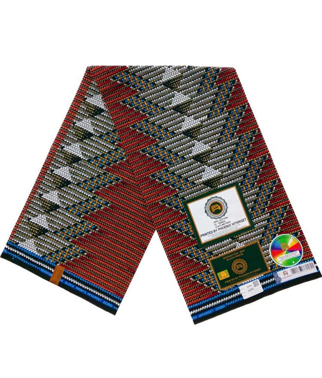 Tissus Wax Africain 100 % Coton Ankara 1 à 12 Yard Wax Hitarget ...