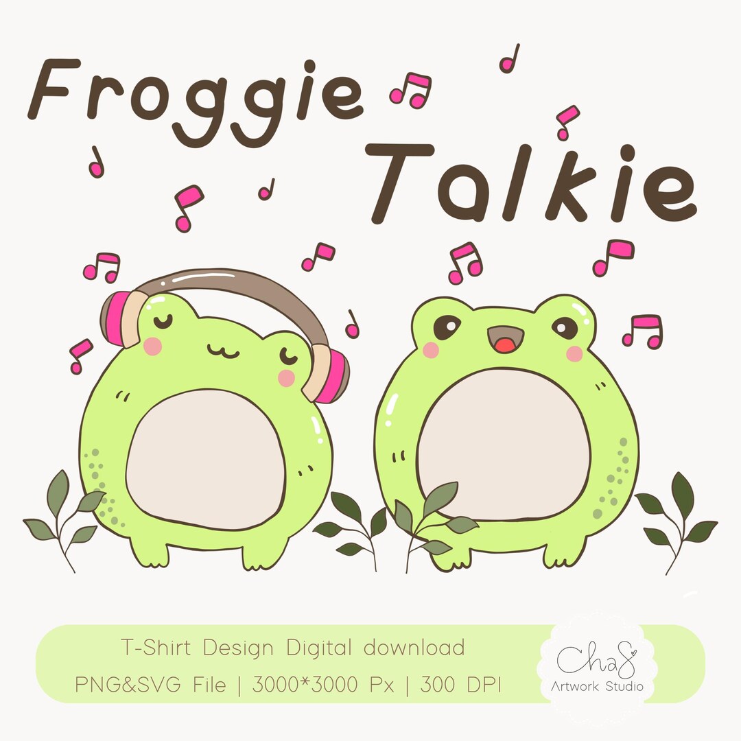 Froggie Talkie Meme Digital Cloths SVG PNG, Froggie Talkie Meme Trendy ...
