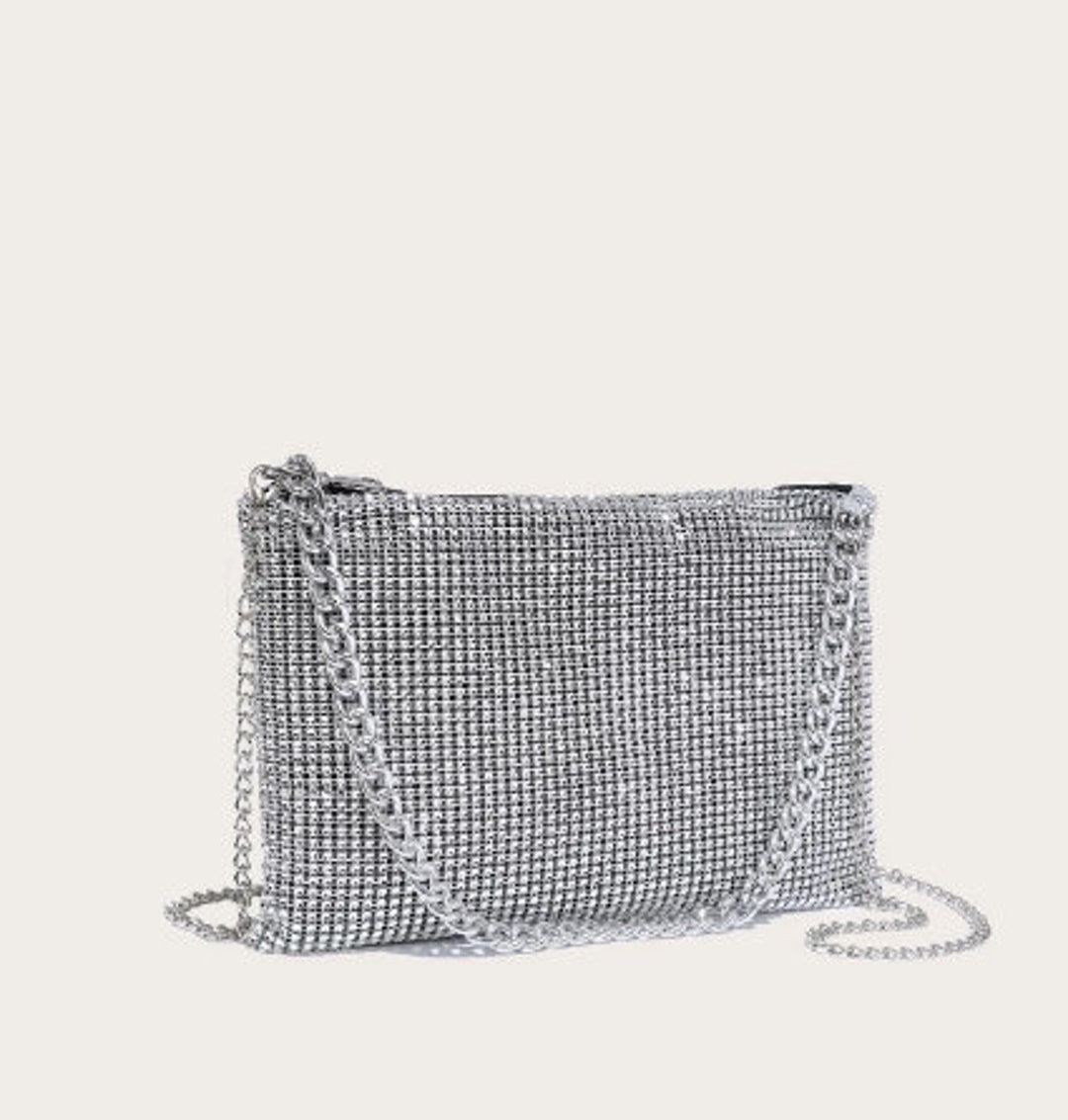 Sparkling Handbag Purse, Women Shiny Rhinestone Handbag, Evening Clutch ...
