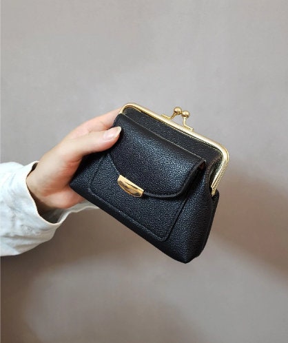 Coin Purse Double Kiss Lock - Etsy