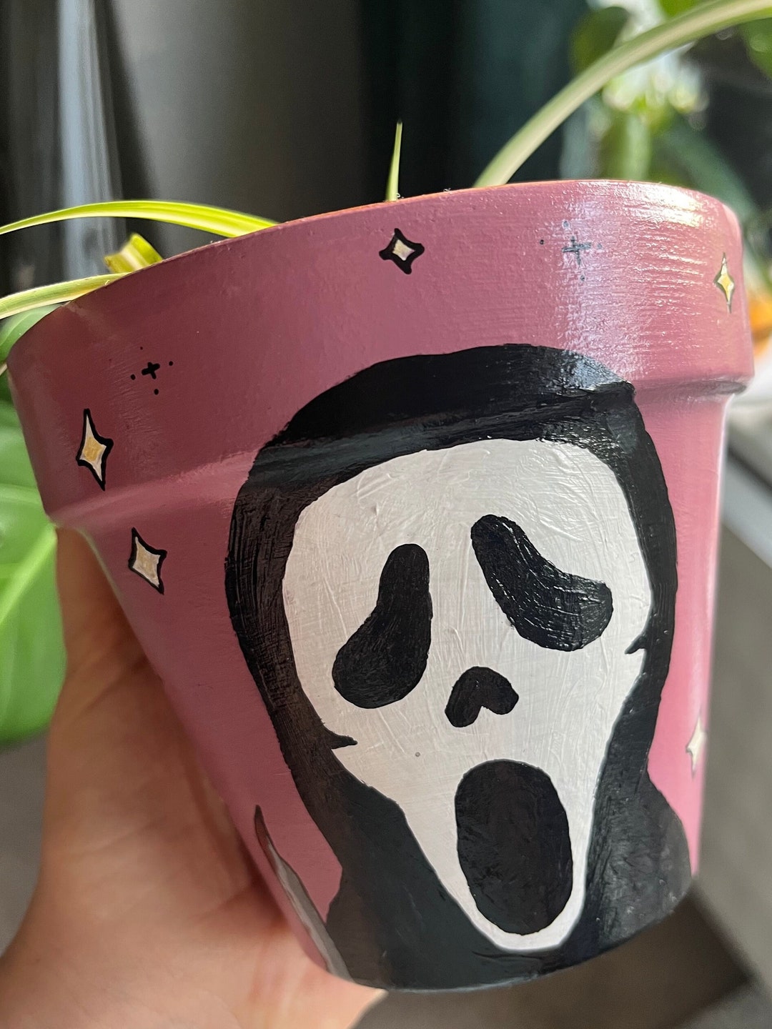Ghostface Scream Plant Pot - Etsy
