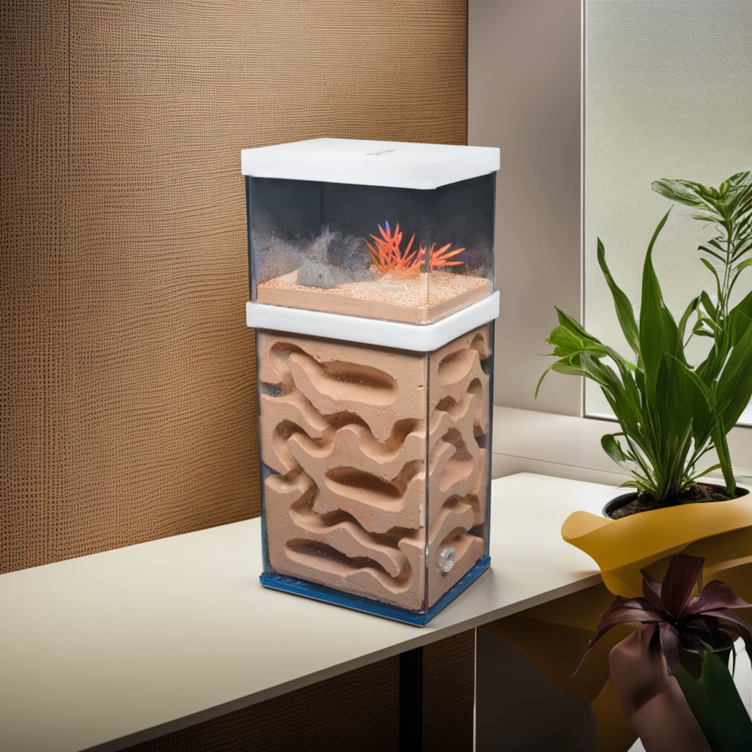 Plaster Vivarium Anthill - Ant Farm, Large Nest and Feeding Area ...