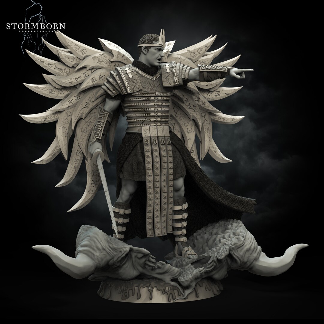 General Jarek 32 Mm, 75 Mm Scale Stormborn Collection Tabletop ...