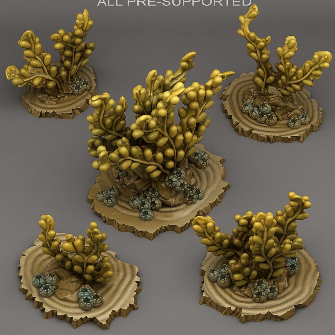 Tabletop Miniature Figure "giant Brown Algae" for 28 Mm Scale ...