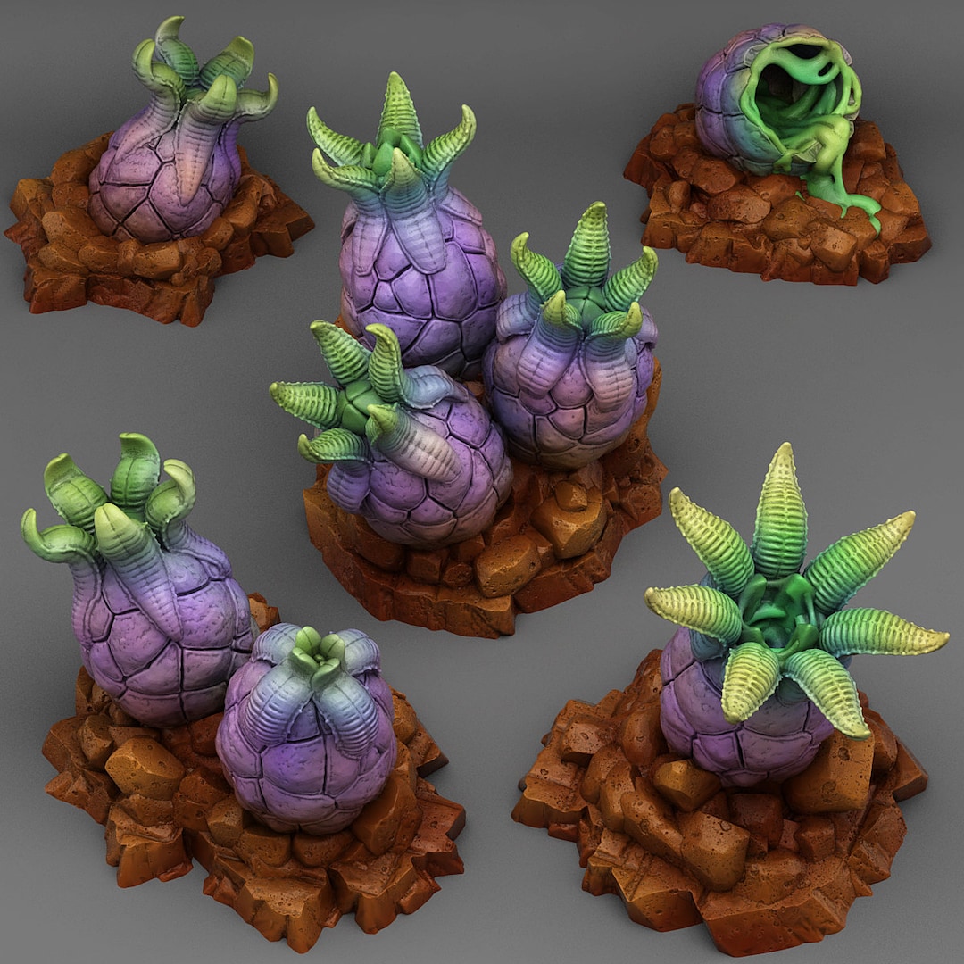 Tabletop Miniature Figure "alien Eggs" for 28 Mm Scale, Available as a ...