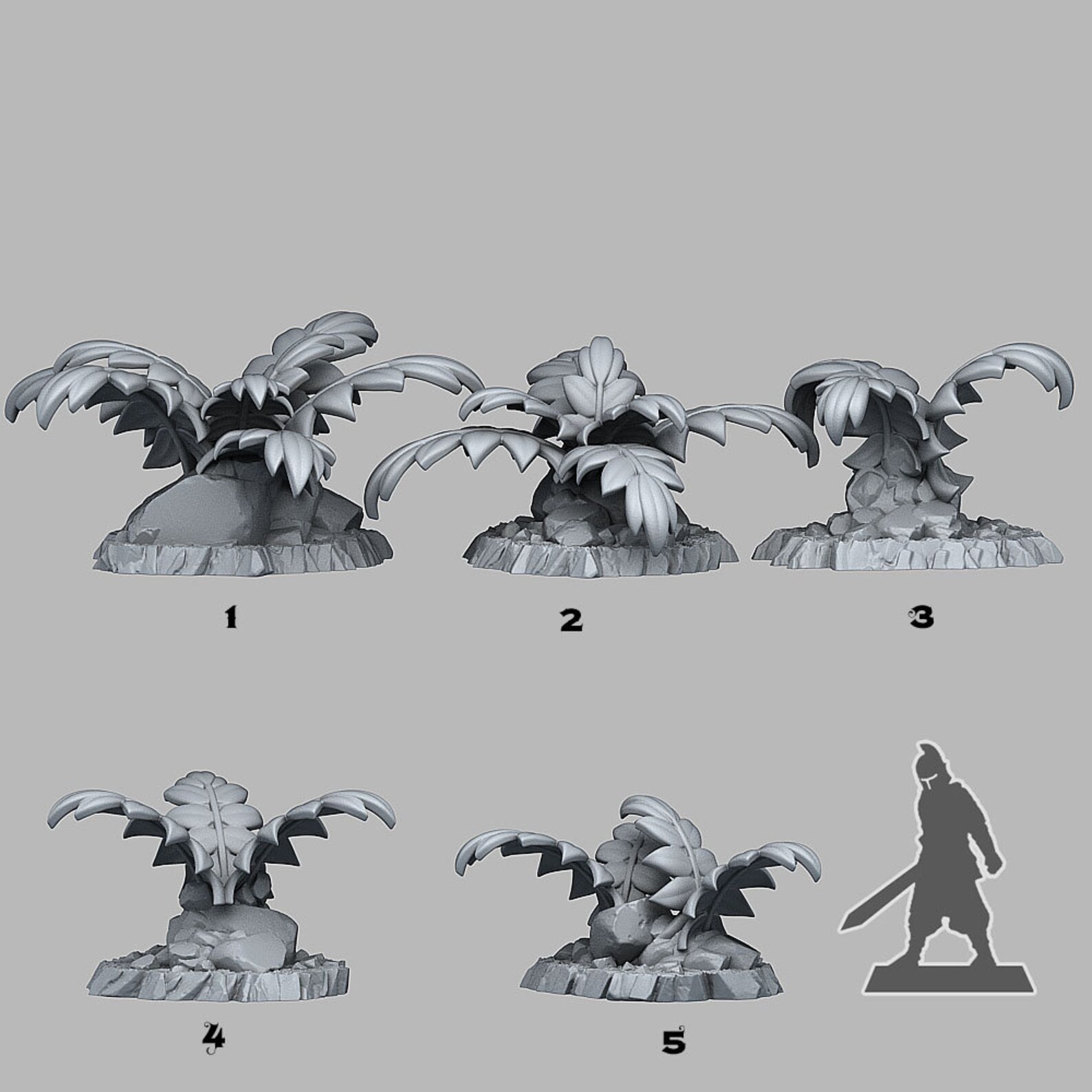 Tabletop Miniature Figure "legendary Celtic Plants" for 28 Mm Scale ...