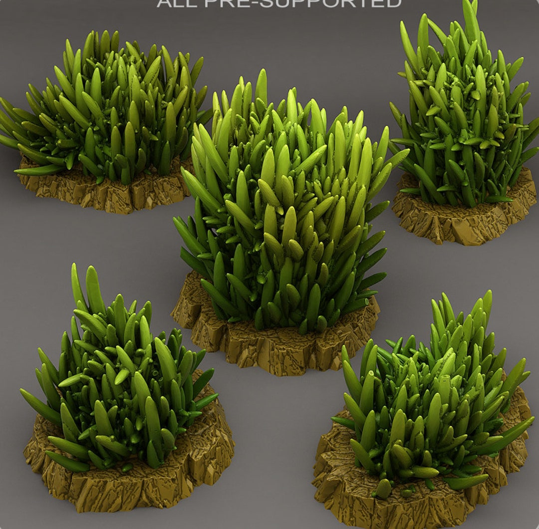 Tabletop Miniature Figure "prickly Tall Grass" for 28 Mm Scale ...