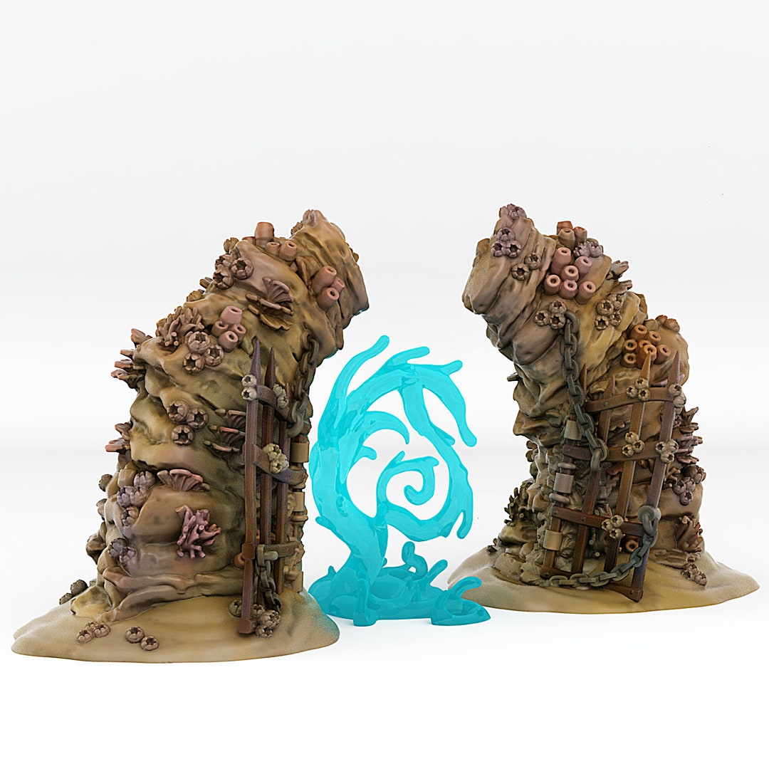 Tabletop Miniature Figure "underwater Portal" for 28 Mm Scale ...