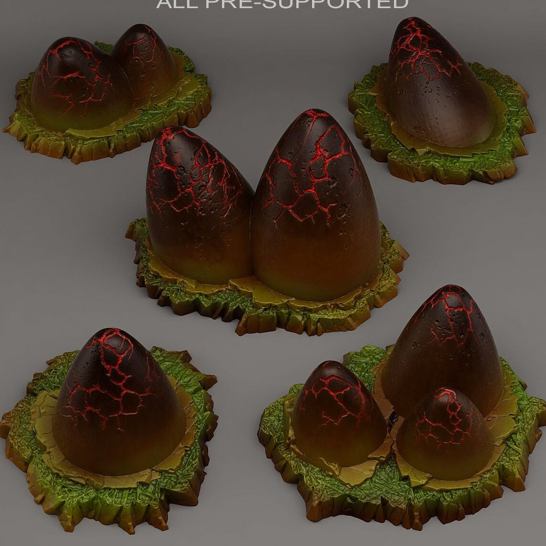 Tabletop Miniature Figure "magical Eggs" for 28 Mm Scale, Available as ...