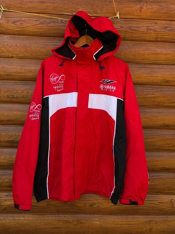 Rare Yamaha Light Jacket bomber many logos - Gem