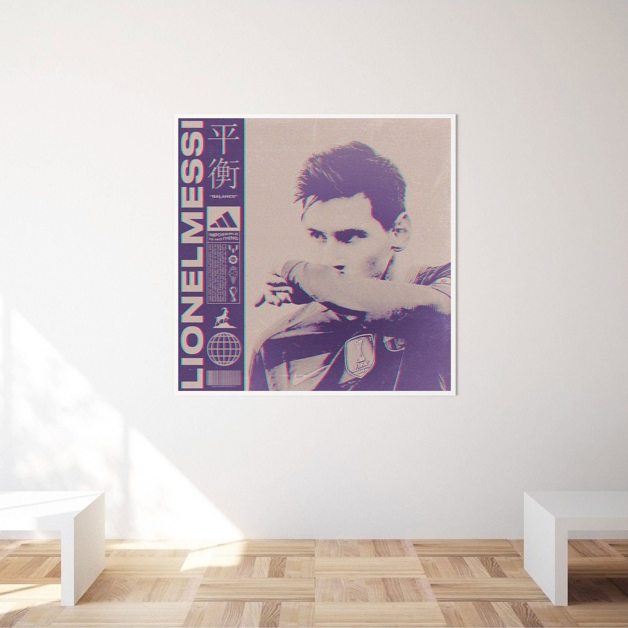 Lionel Messi Digital Poster Adidas and Messi Digital Prints Leo Messi ...