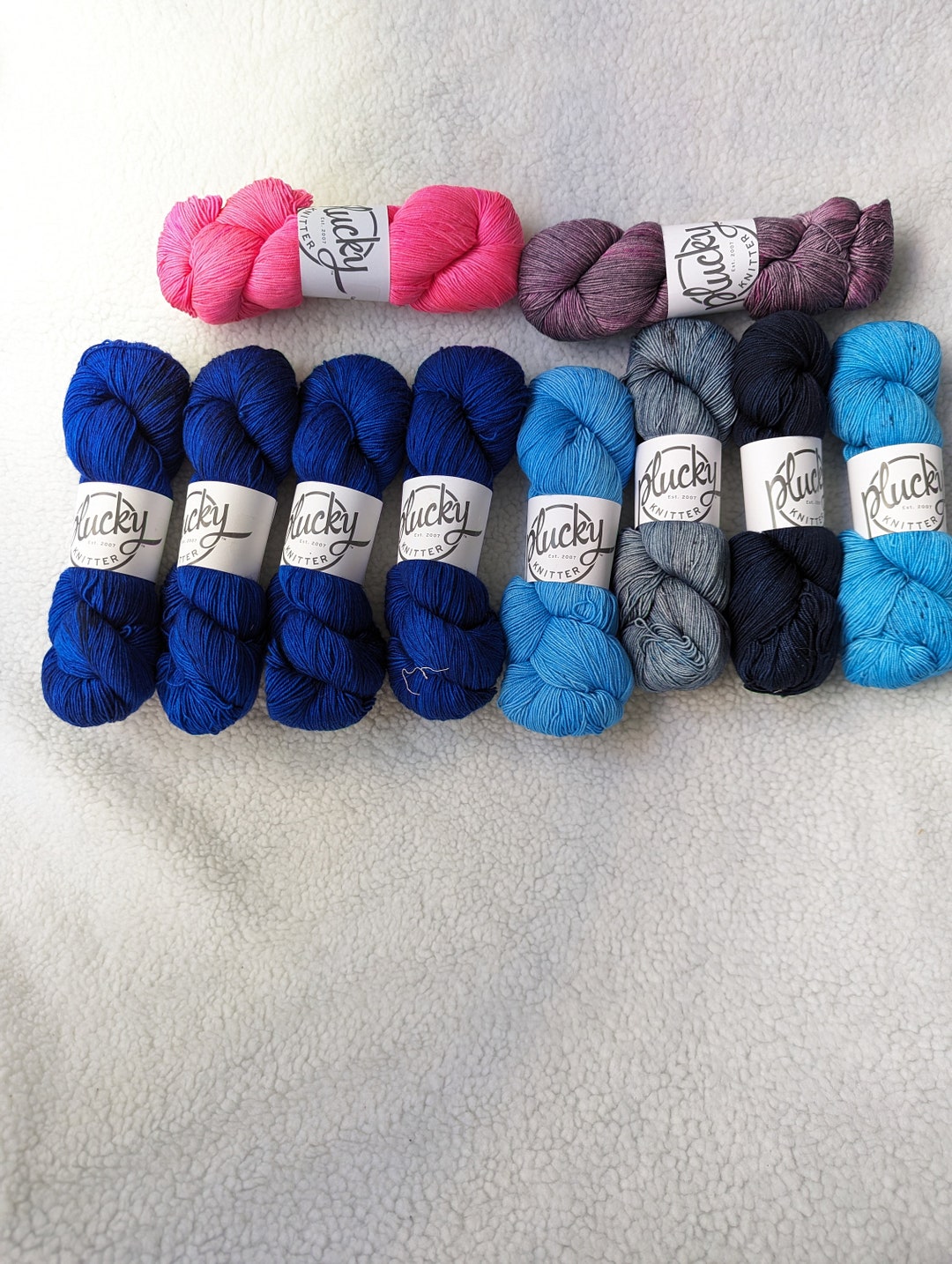 YARN DESTASH: Plucky Knitter Solo Fingering - Multiple Colorways - Etsy