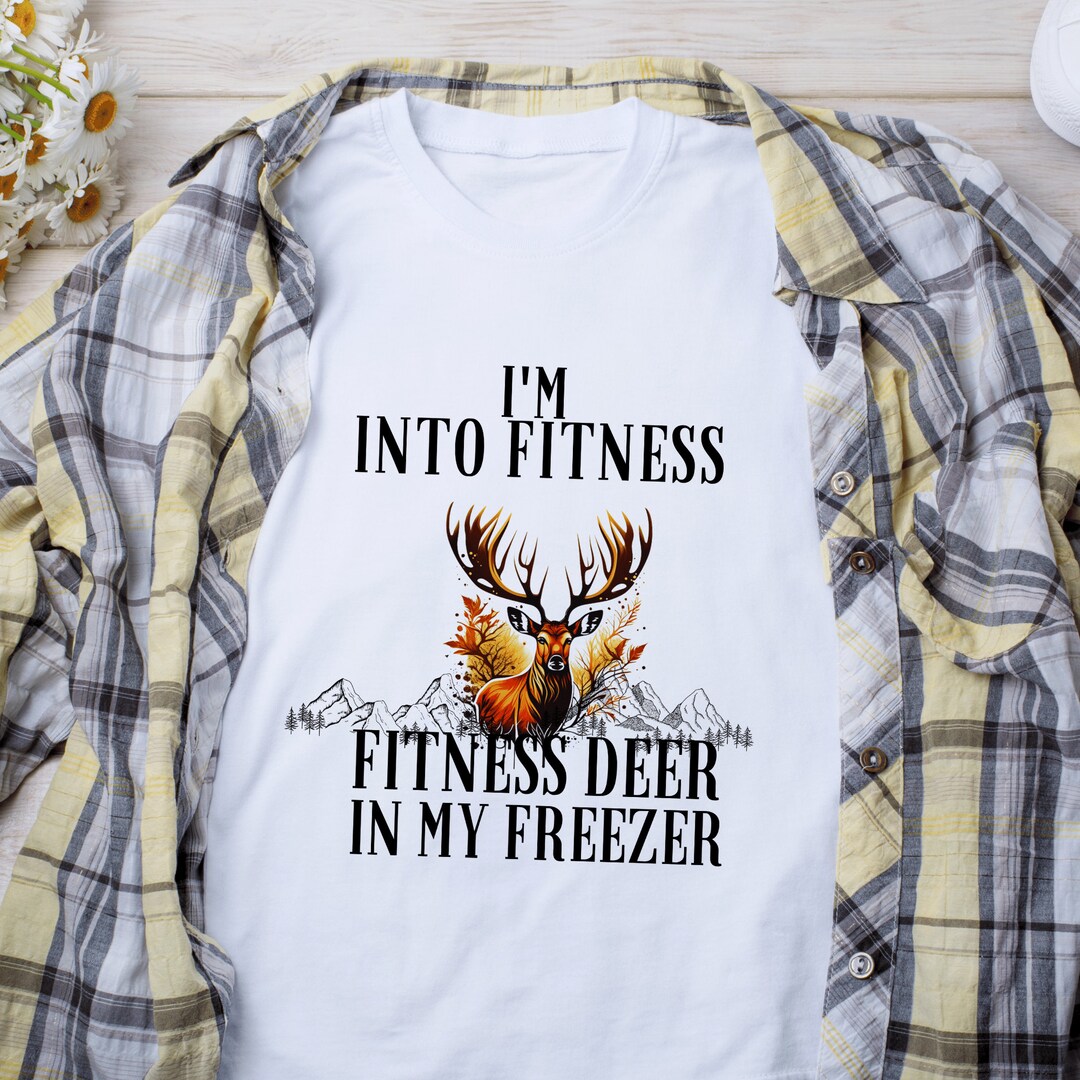 I'm Into Fitness Deer PNG, Rural Hunting, Deer Design, PNG, Sports Game ...