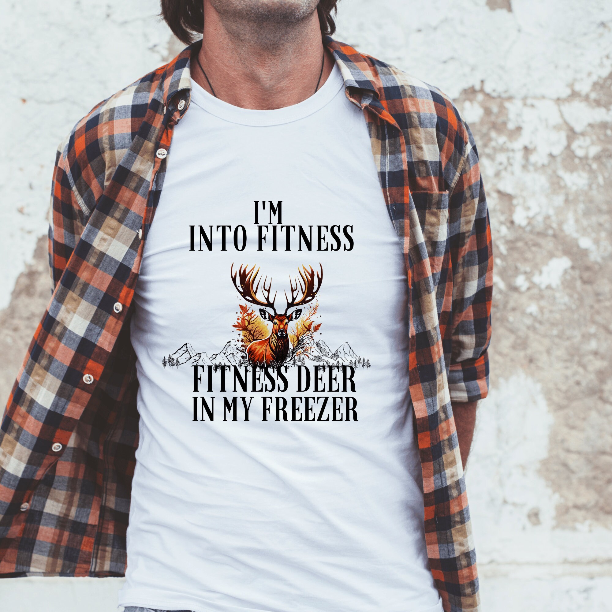 I'm Into Fitness Deer PNG, Rural Hunting, Deer Design, PNG, Sports Game ...