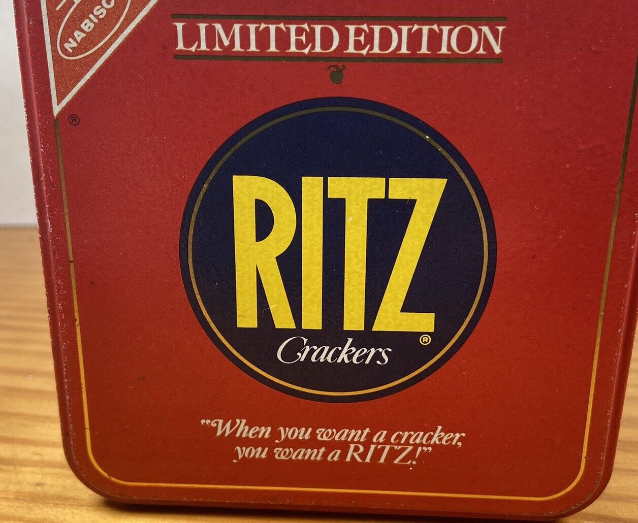 Vintage 1986 Nabisco Ritz Cracker Limited Edition Tin W/ Lid - Etsy