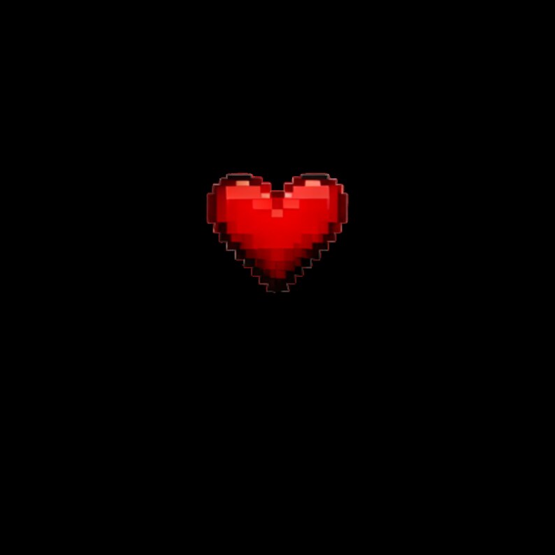 8 Bit Heart - Etsy