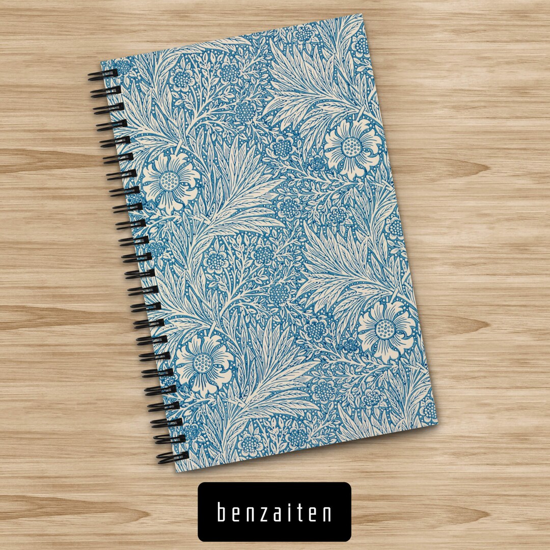 Marigold Design by William Morris Spiral Notebook - Etsy
