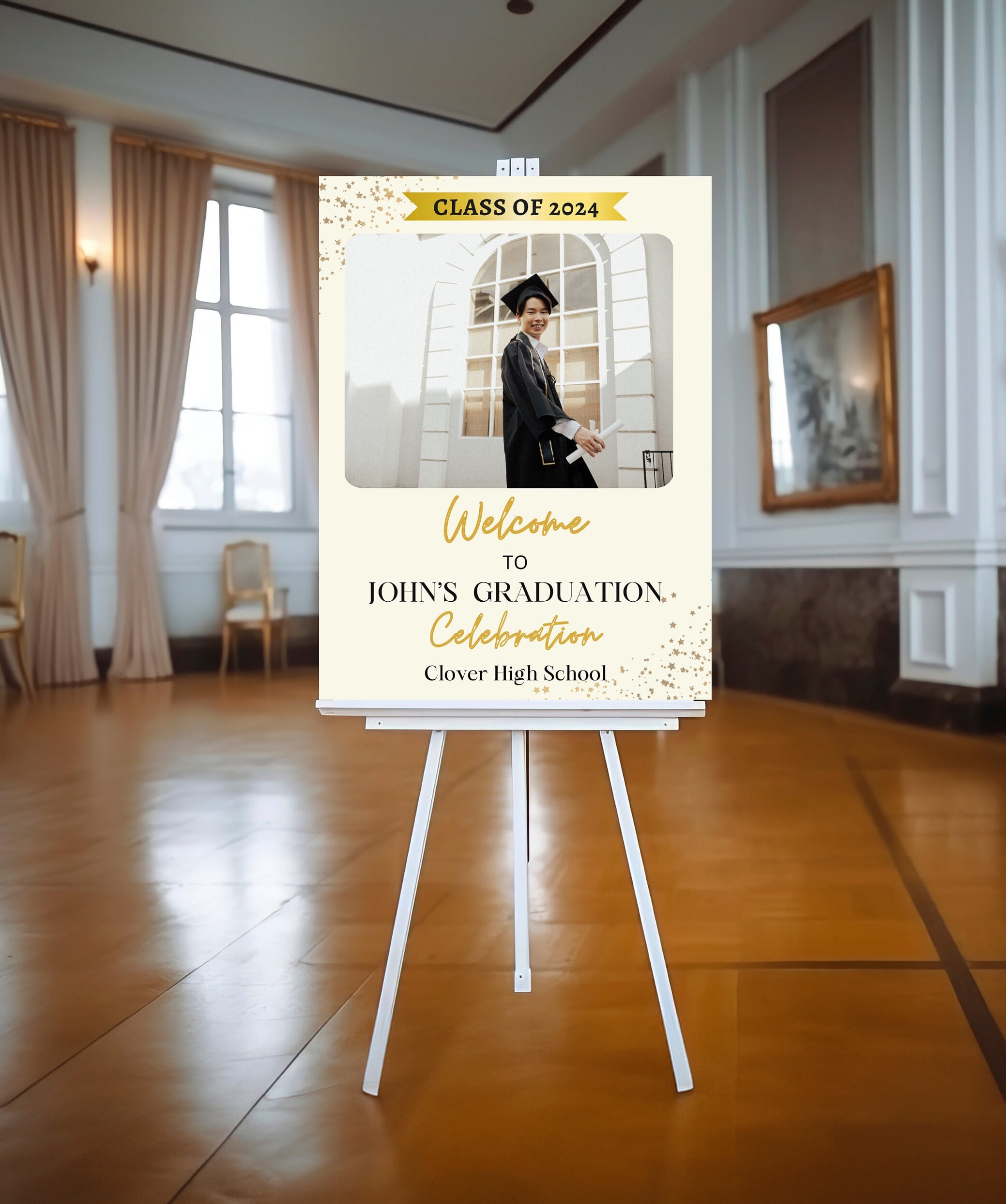Graduation Party Welcome Sign, Photo Graduation Welcome Poster ...