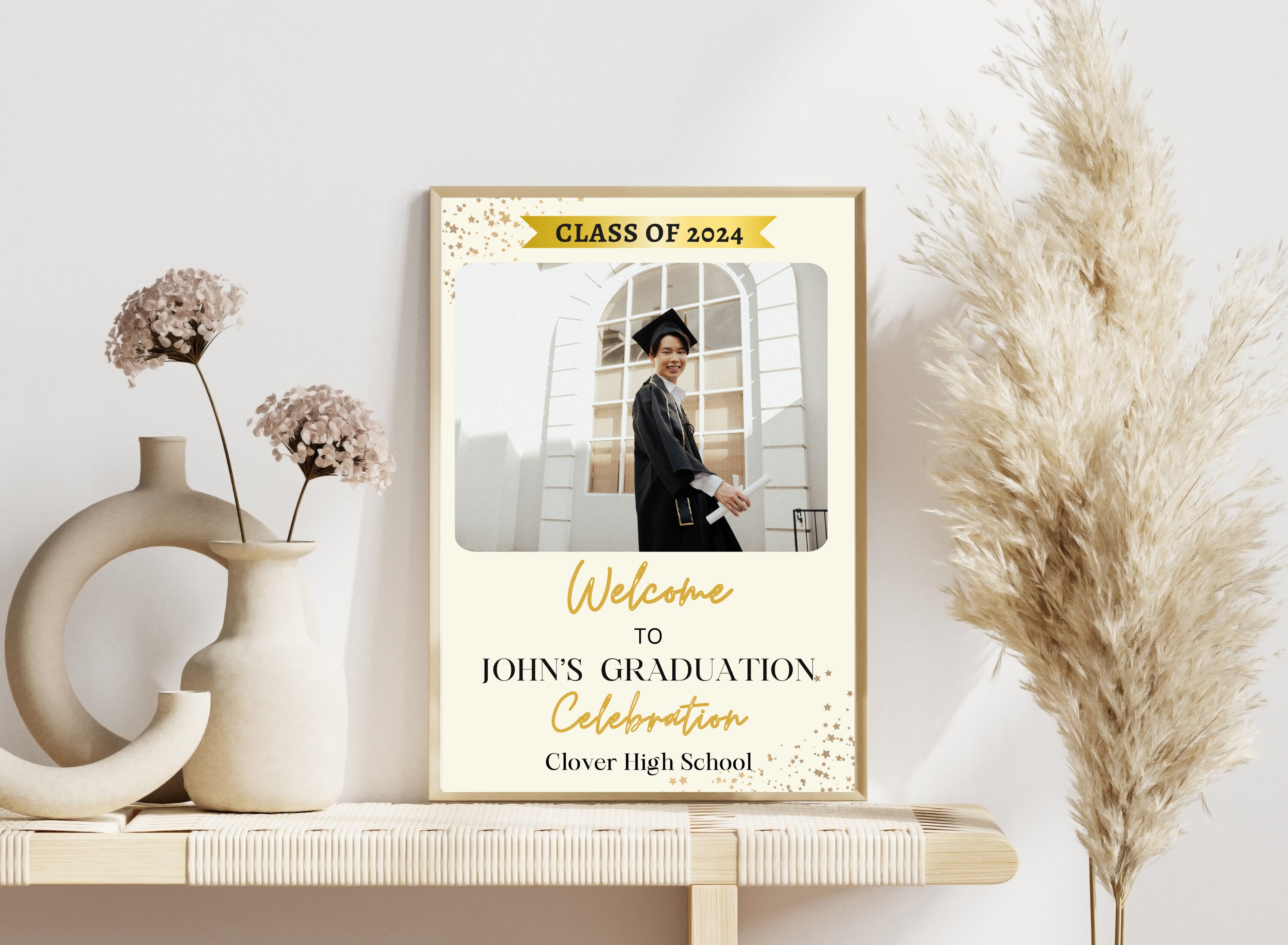 Graduation Party Welcome Sign, Photo Graduation Welcome Poster ...