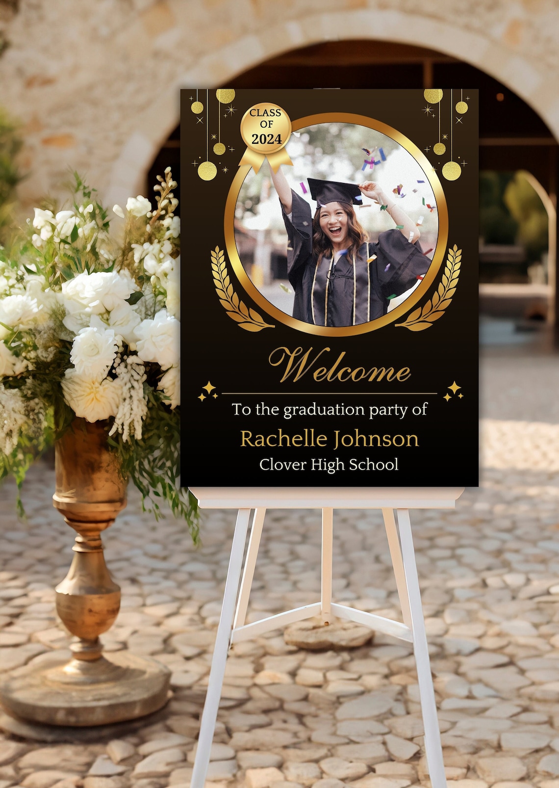 Graduation Party Welcome Sign Template, Graduation Welcome Poster ...