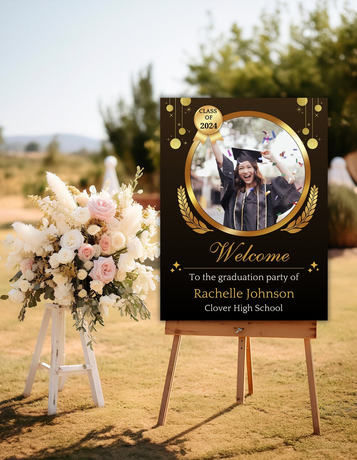 Graduation Party Welcome Sign Template, Graduation Welcome Poster ...