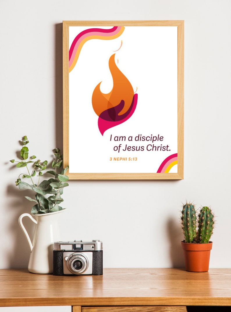 2024 Lds Youth Theme Logo I Am A Disciple Of Jesus Christ 3 Nephi 5