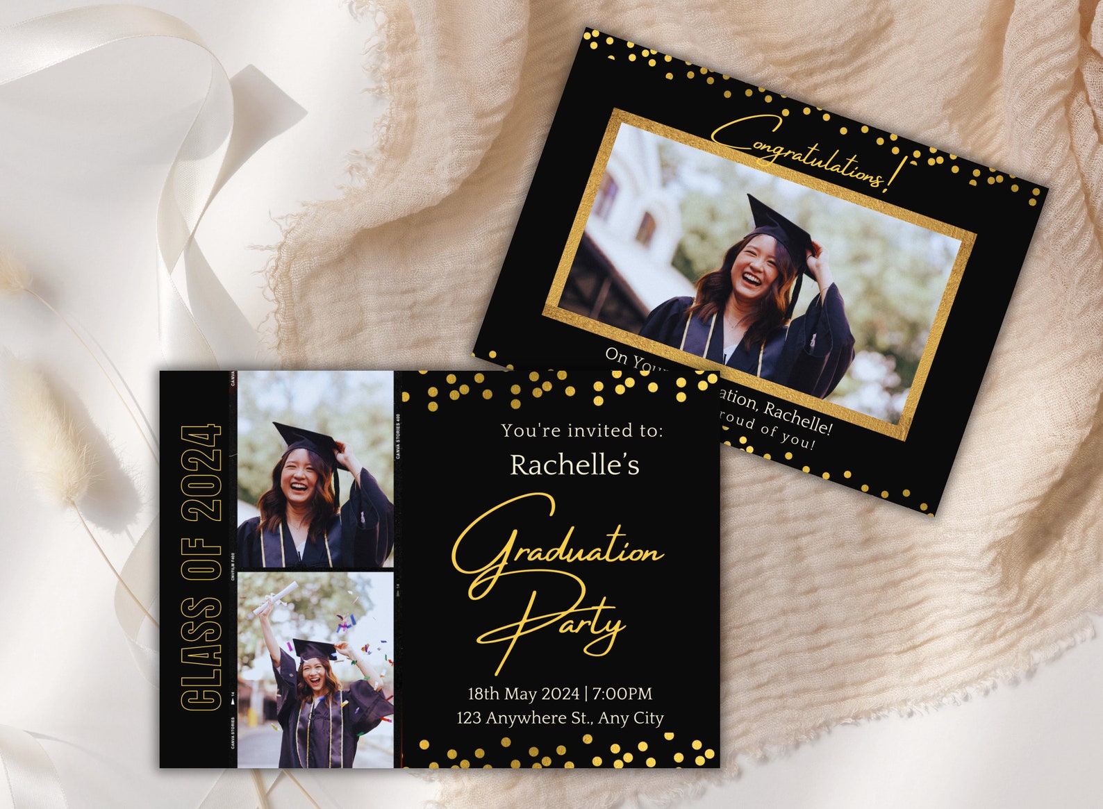Graduation Party Welcome Sign Template, Graduation Welcome Poster ...