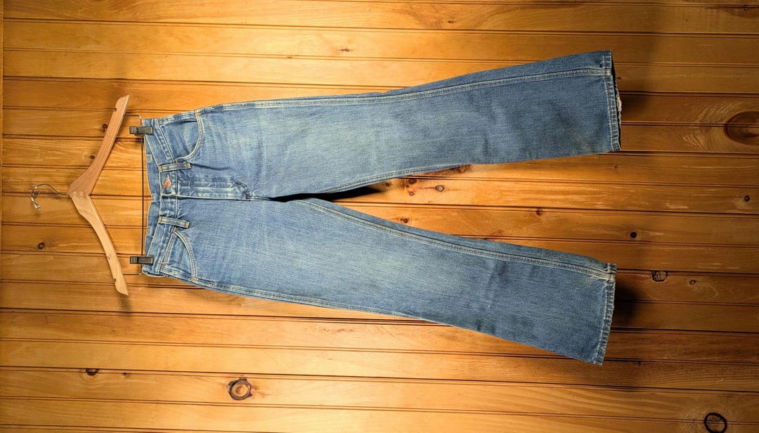 Size 24/25 Vintage 70's Wrangler 945-slim Fit BOOTCUT FLARE/ Jeans Made ...