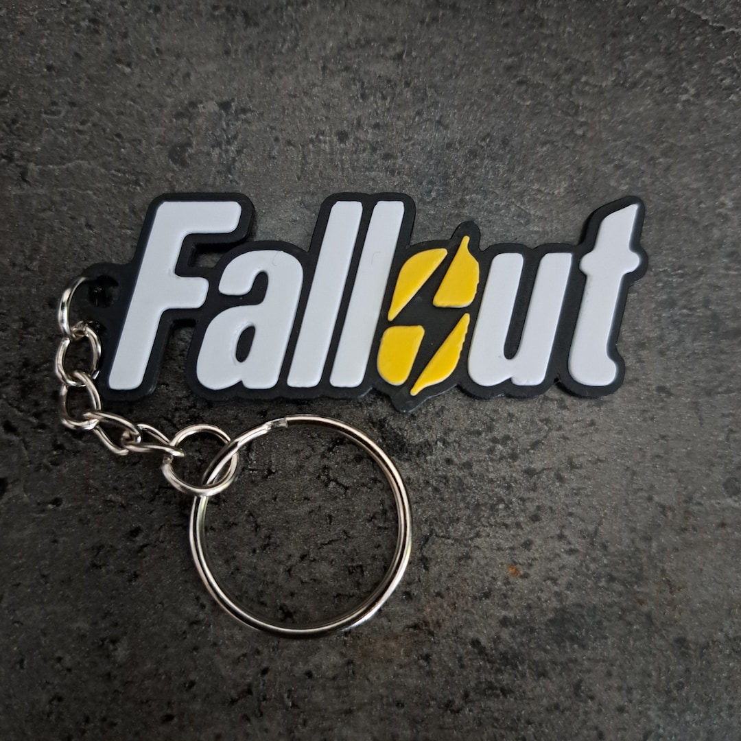 Fallout Logo Keychain - Etsy