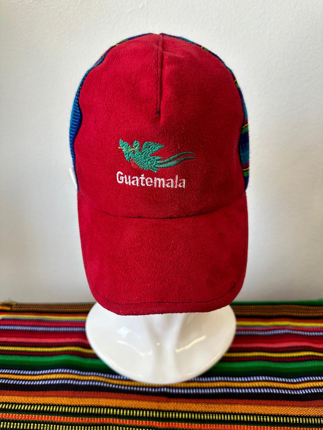 Guatemalan Embroidered El Quetzal Adjustable Hat - Etsy