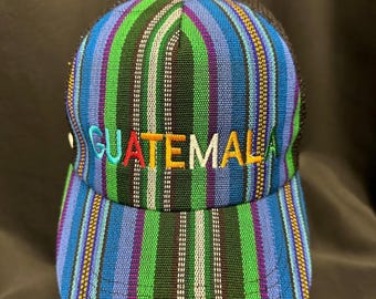 Guatemalan Embroidered El Quetzal Adjustable Hat - Etsy