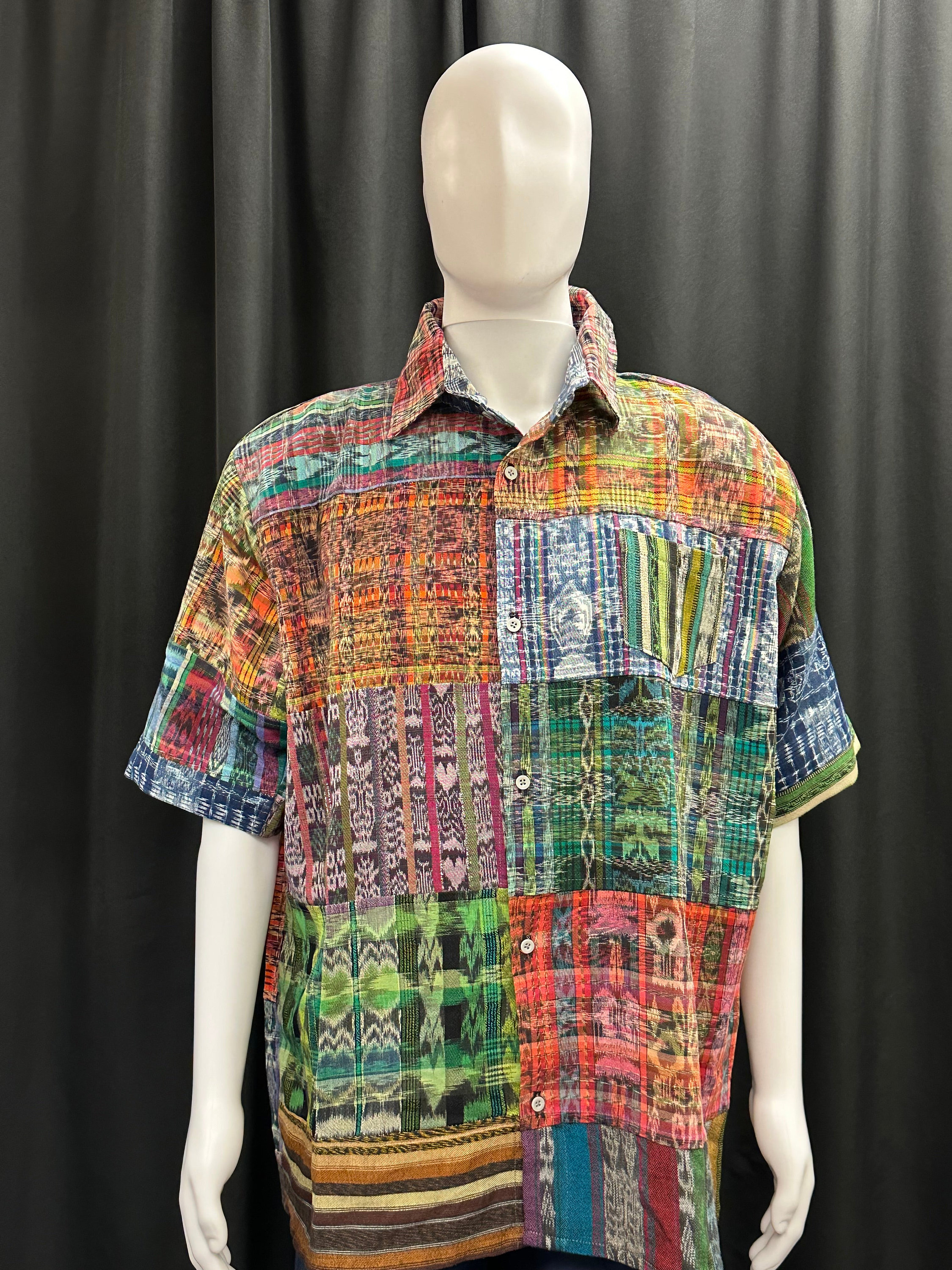 Men's Guatemalan Huipil Woven Shirt - Etsy