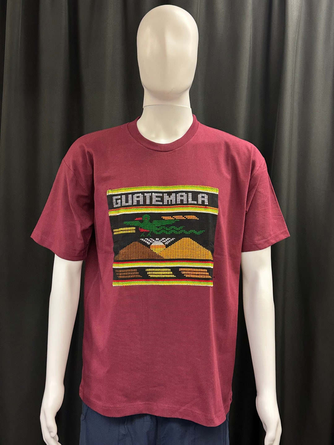 Men's Guatemalan Embroidered Short Sleeve Shirt - Etsy