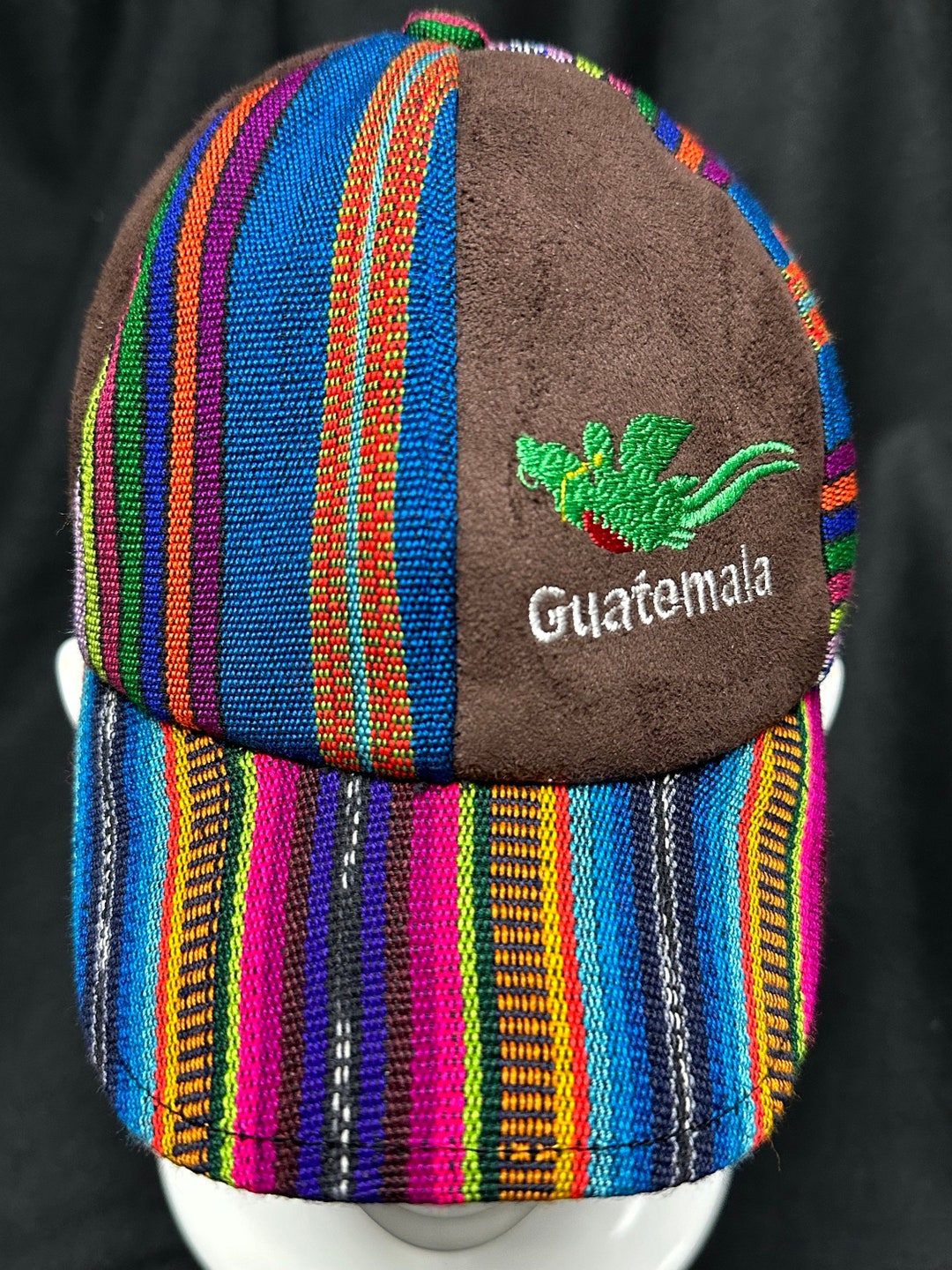 Guatemalan Embroidered El Quetzal Adjustable Hat - Etsy