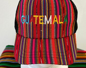 Guatemalan Embroidered El Quetzal Adjustable Hat - Etsy