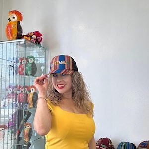 Guatemalan Embroidered El Quetzal Adjustable Hat - Etsy
