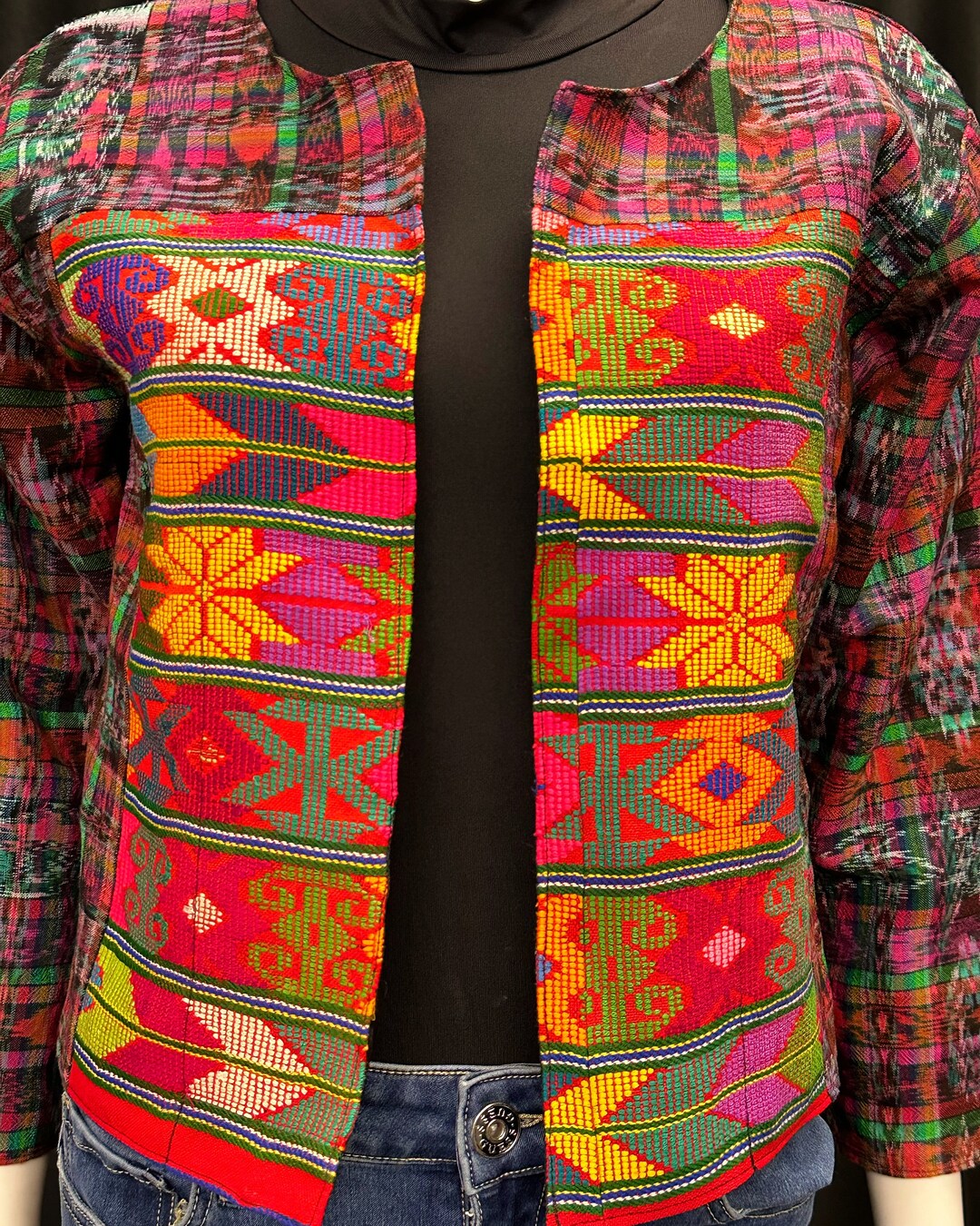 Women's Guatemalan Embroidered Jacket - Etsy