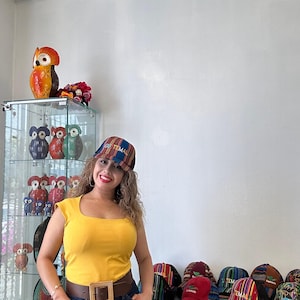 Guatemalan Embroidered El Quetzal Adjustable Hat - Etsy