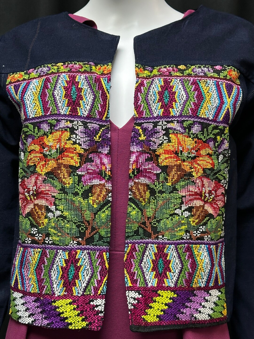 Women's Guatemalan Embroidered Jacket - Etsy