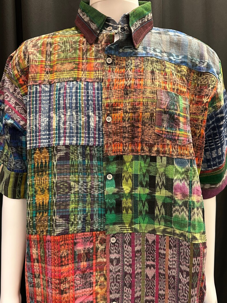 Men's Guatemalan Huipil Woven Shirt - Etsy