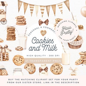 Cookies and Milk Food Tent, EDITABLE Food Card, One Sweet Cookie First ...