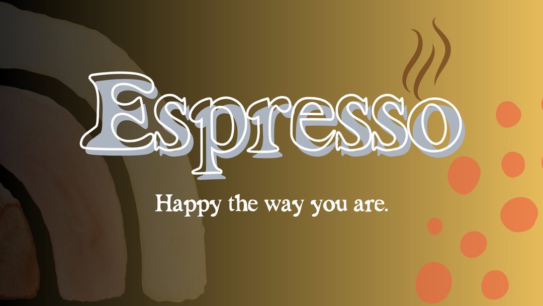 Espresso Fonthandwriting Font Digitalartfontshandwritten - Etsy