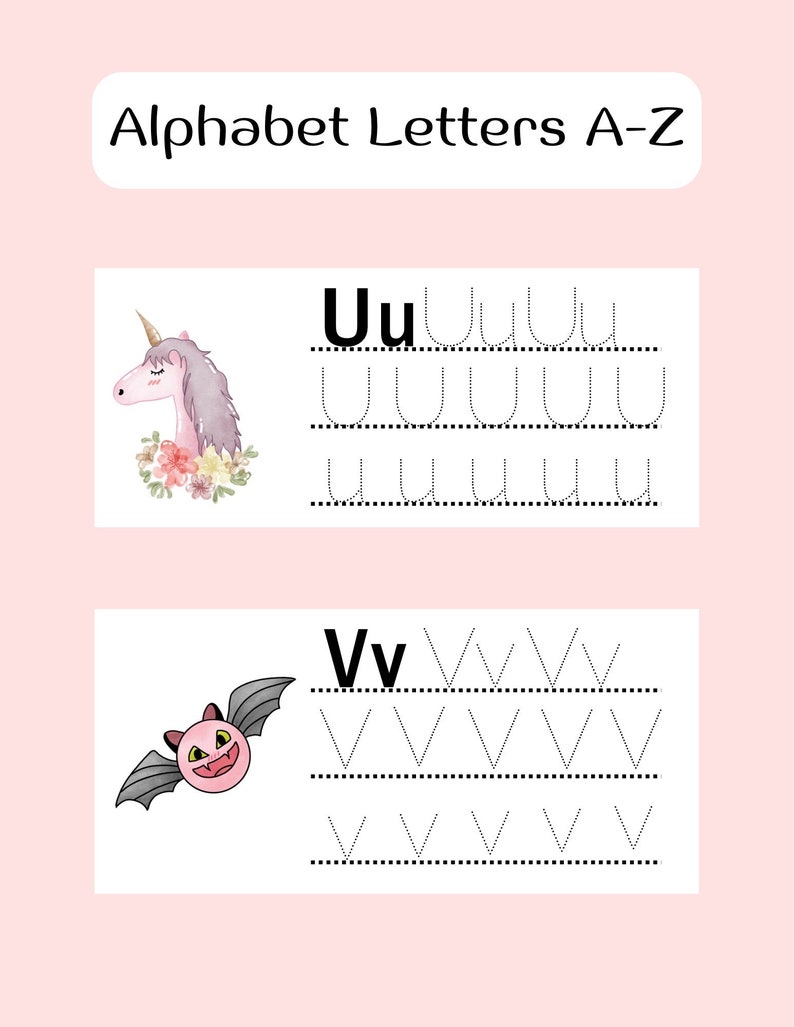 Alphabet Letters A-z,alphabet Coloring Pages, Preschool Coloring Pages ...