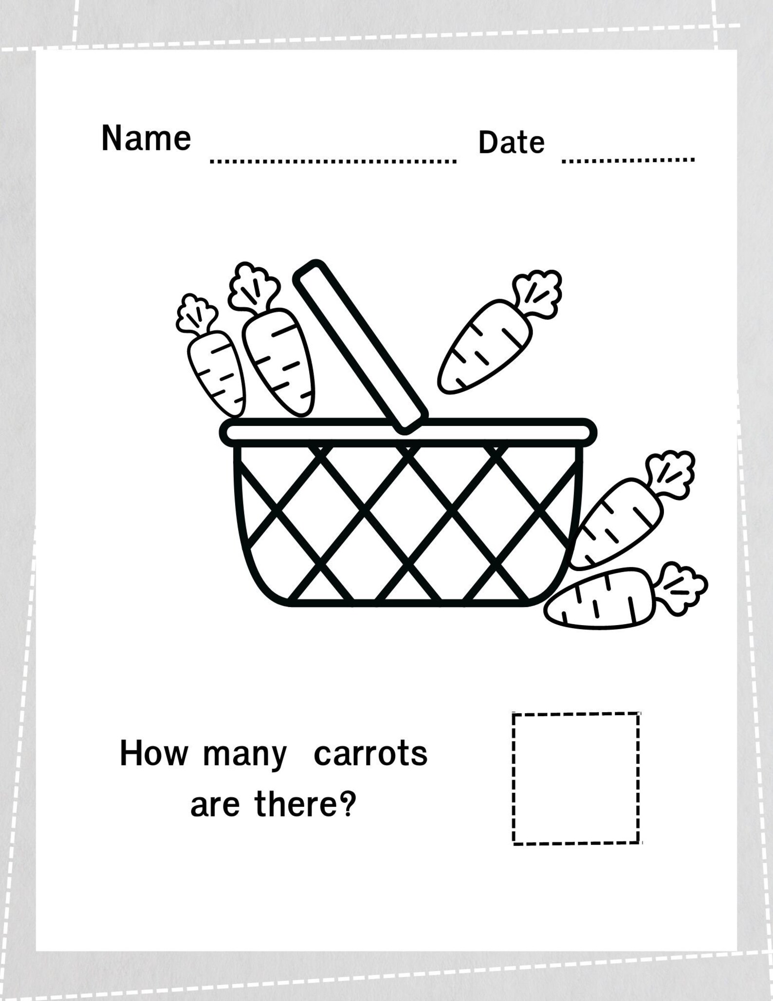 How Many Are There,worksheet, Kindergarten,attivity, Math Worksheets ...